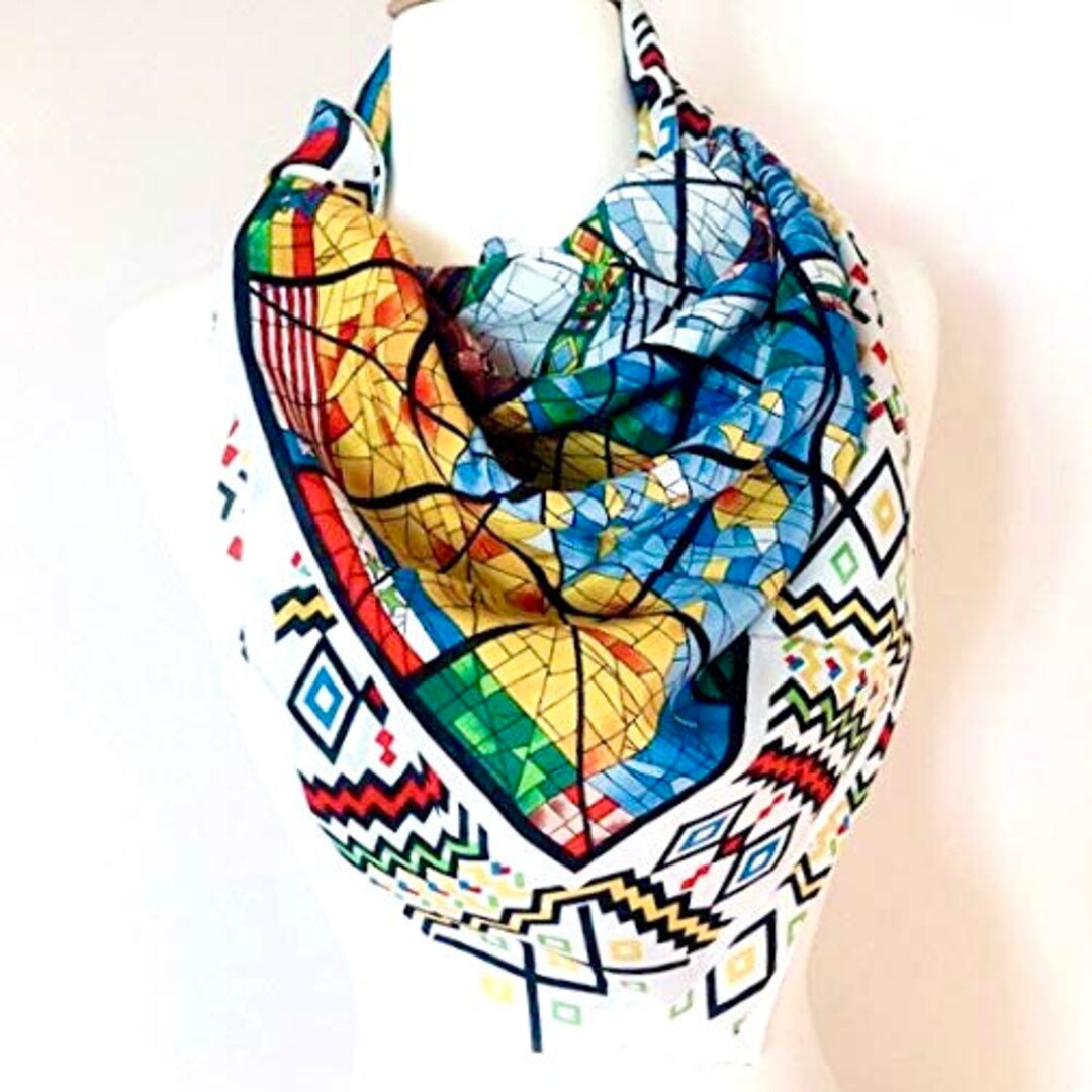 Afework Tekle Print Silk Scarf - Etsy