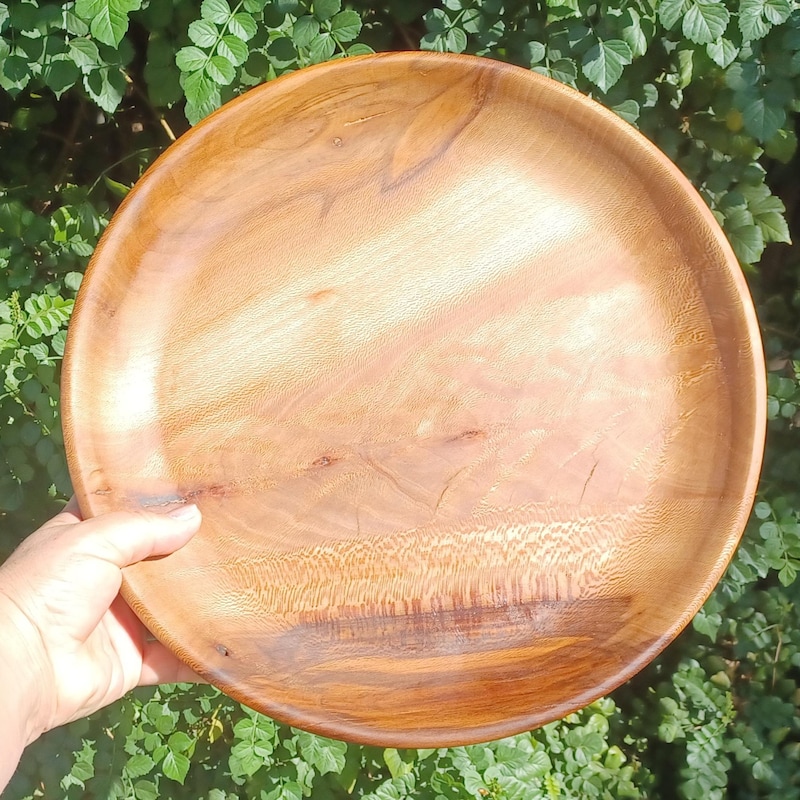 Large Wooden Platter - Etsy