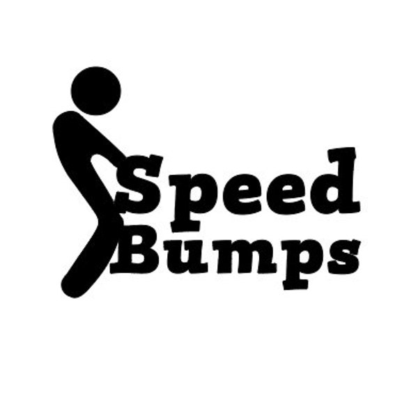 Speed Bumps Sticker - Etsy