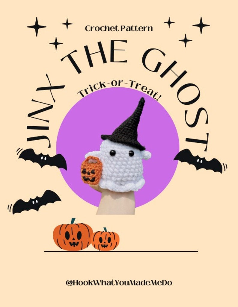 Jinx the Ghost Crochet Pattern - Etsy