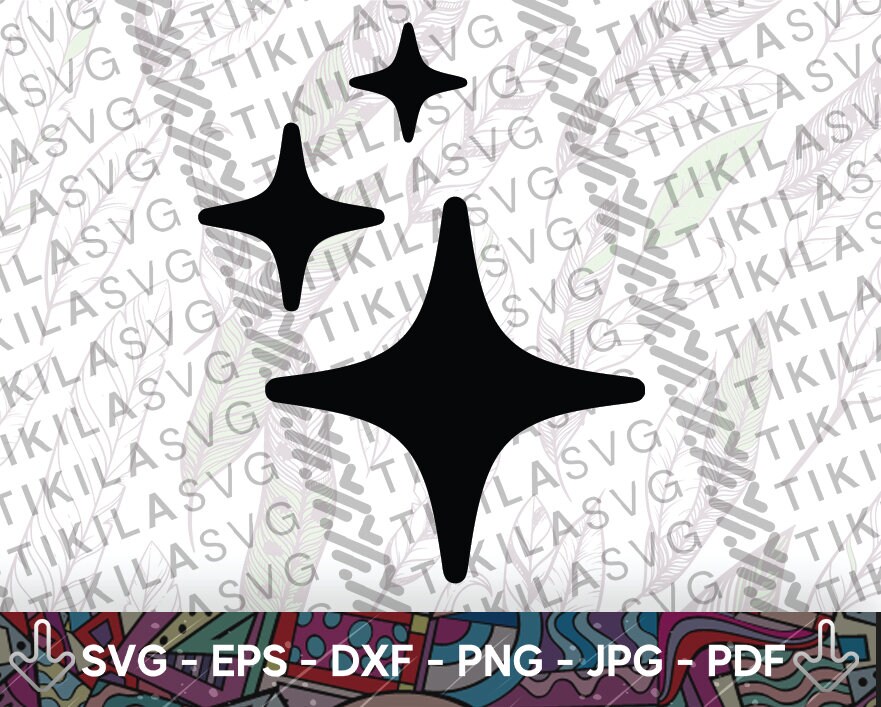 Sparkle SVG File - Etsy