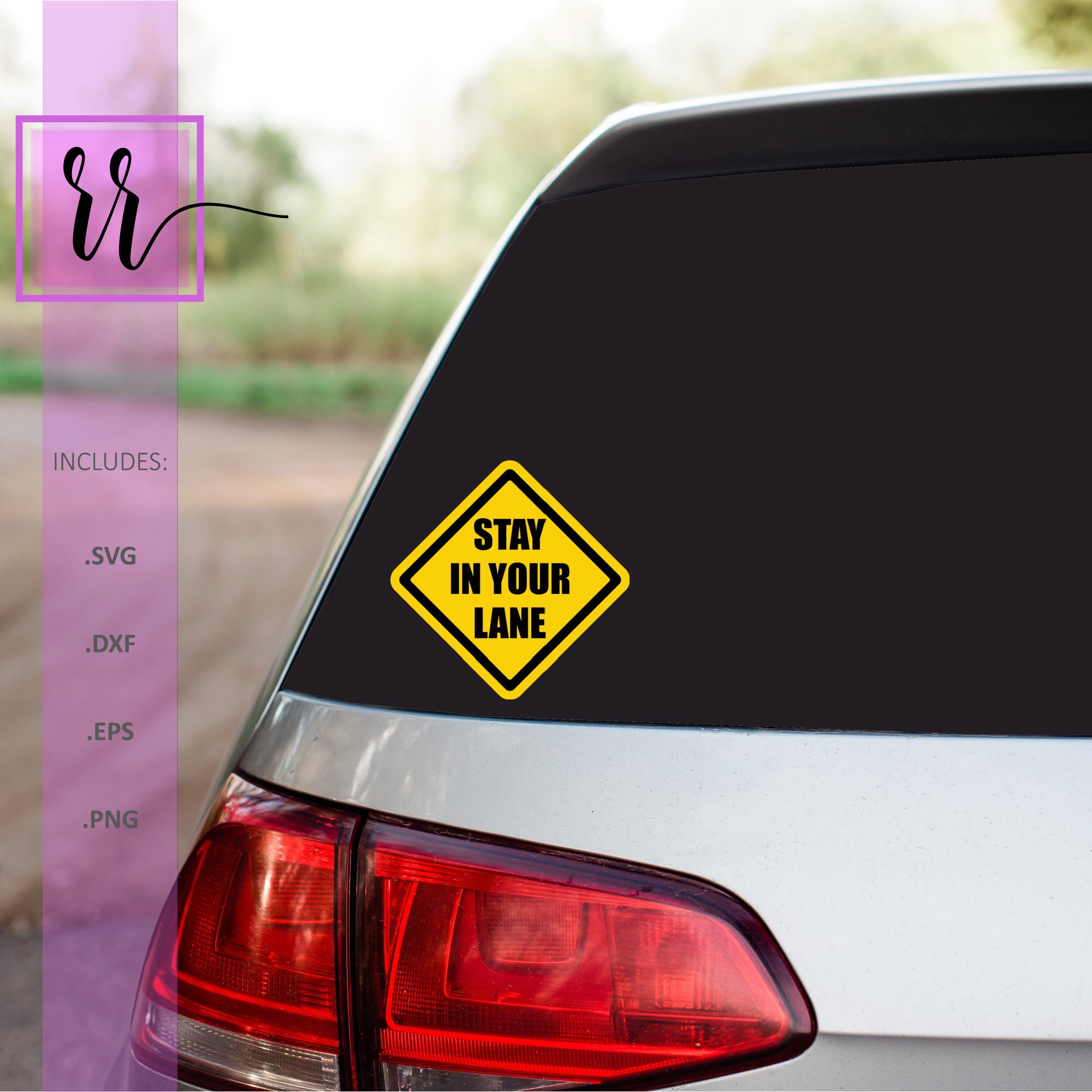 Stay in Your Lane SVG Personal & Commercial Use Cut File Cricut Cut ...