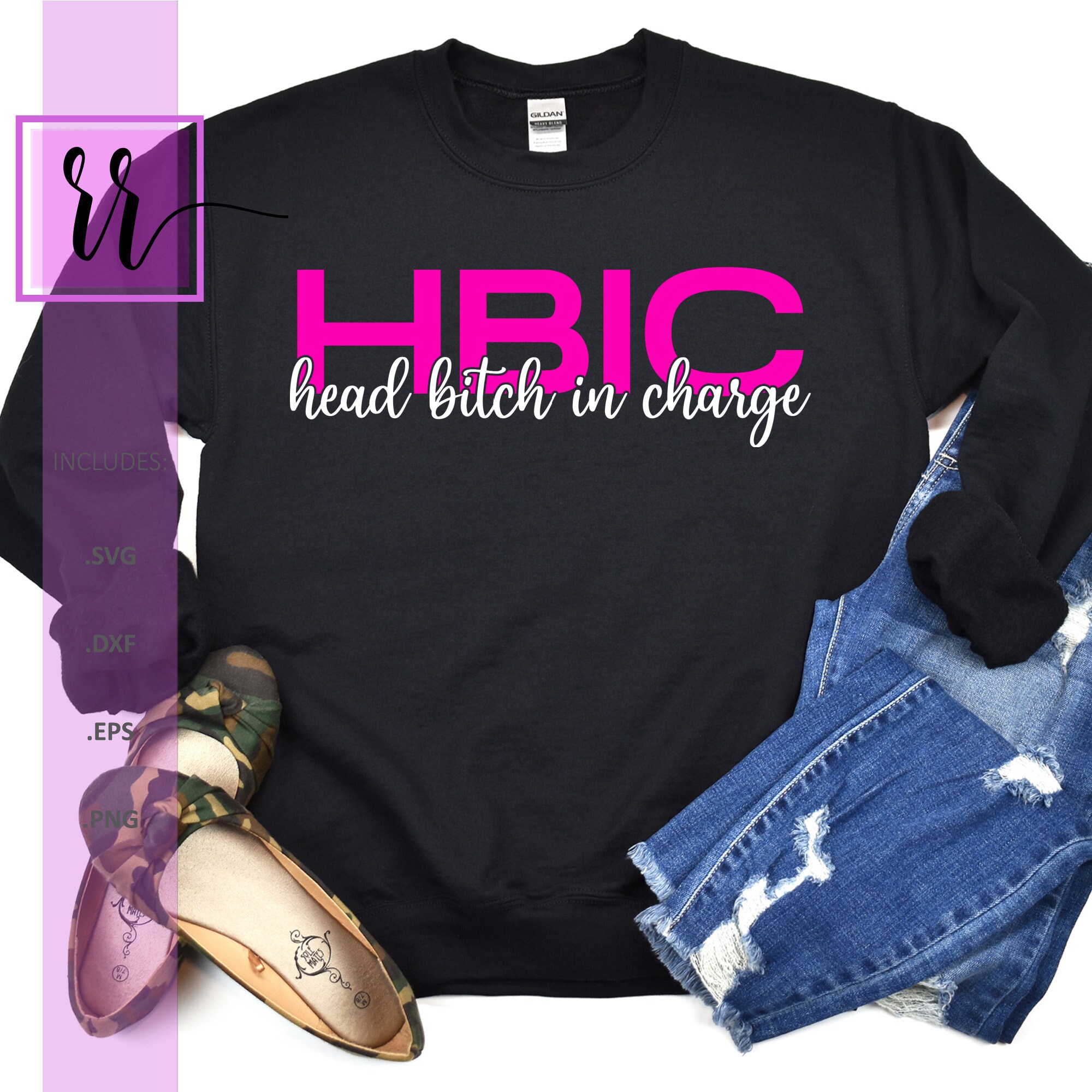 HBIC SVG Head Bitch in Charge SVG Boss Babe Girl Boss - Etsy