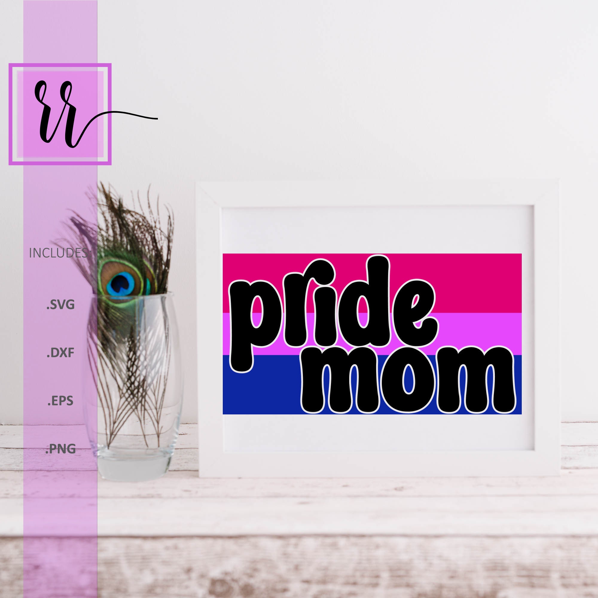 Pride Mom SVG Pride SVG LGBT Cut File Rainbow Gay Pride Shirt Svg Gay ...