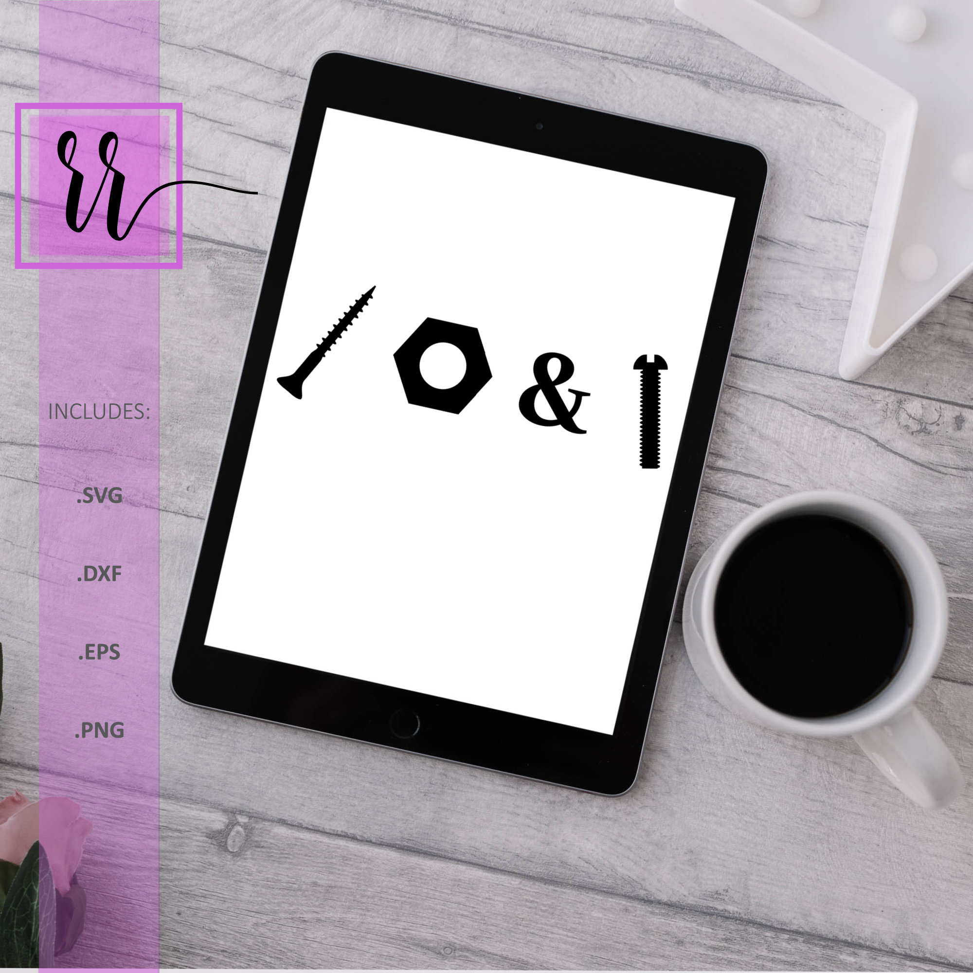 Screw, Nut and Bolt SVG | Mechanic Life PNG | Screw Nut Bolt ...