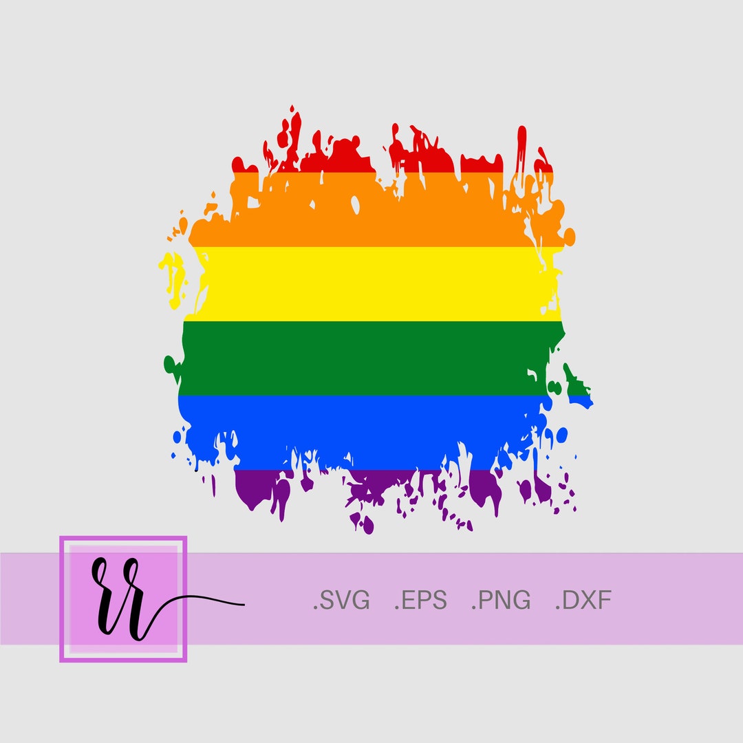 Pride Paint Splatter SVG | Gay Pride Background | LGBT Cut File | Pride | Rainbow | Gay Festival ...