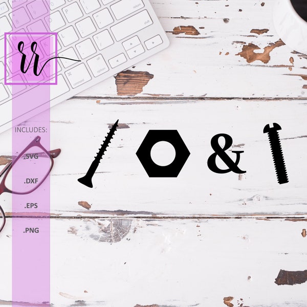 Nut and Bolt Svg - Etsy
