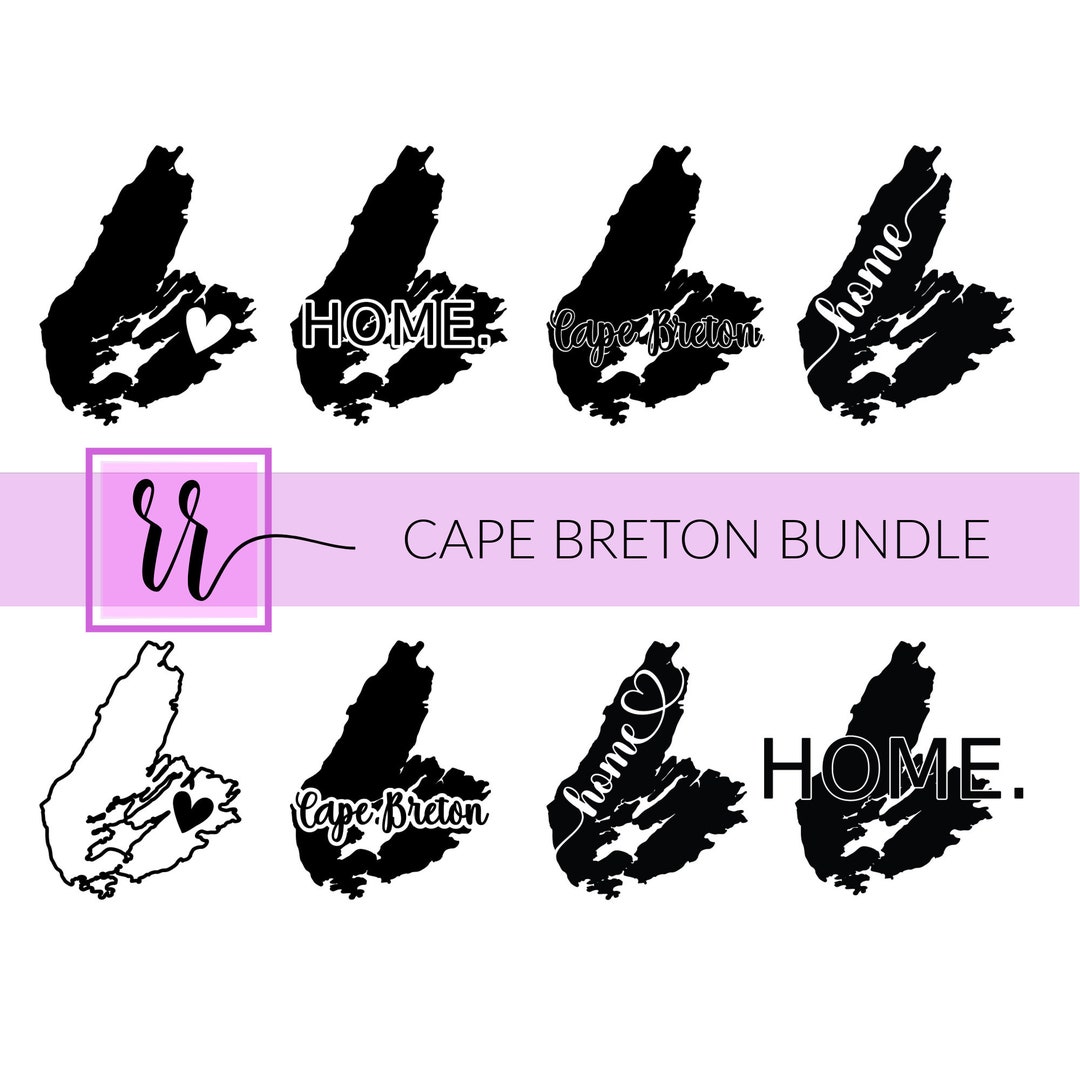 Cape Breton Home Bundle SVG | Heart Cape Breton SVG | Island SVG ...