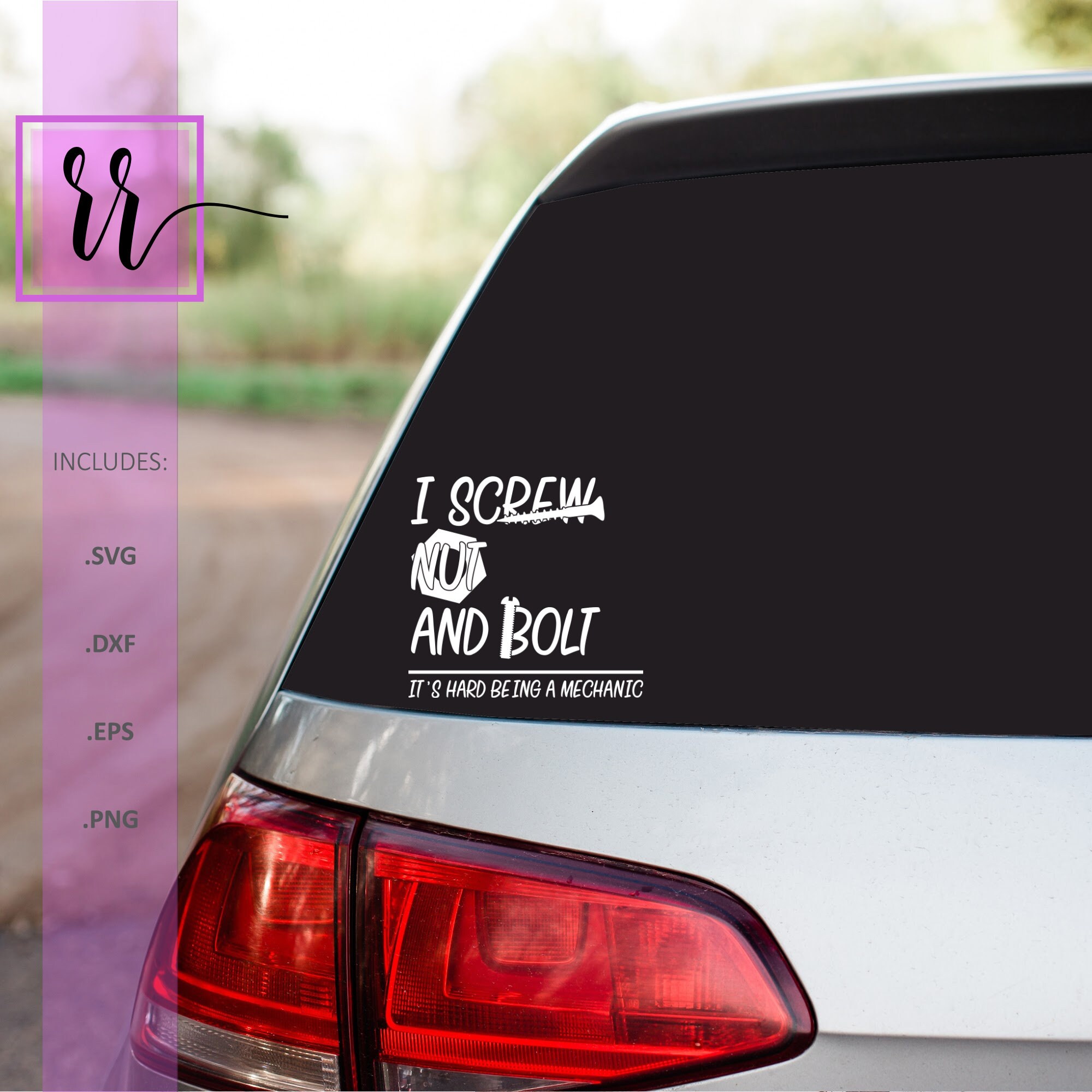 I Screw, Nut and Bolt SVG It's Hard Being a Mechanic PNG Mechanics ...