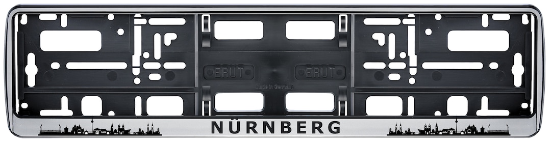 Nuremberg Car License Plate Holder Skyline 2 Pieces - Etsy