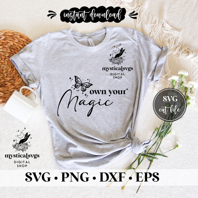 Own Your Magic SVG Butterfly SVG Inspirational SVG Magic - Etsy