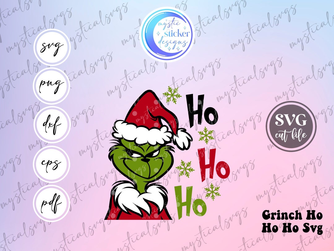 Ho Ho Ho Christmas Svg Png Layered Santa Hat Svg Ho Ho Ho - Etsy