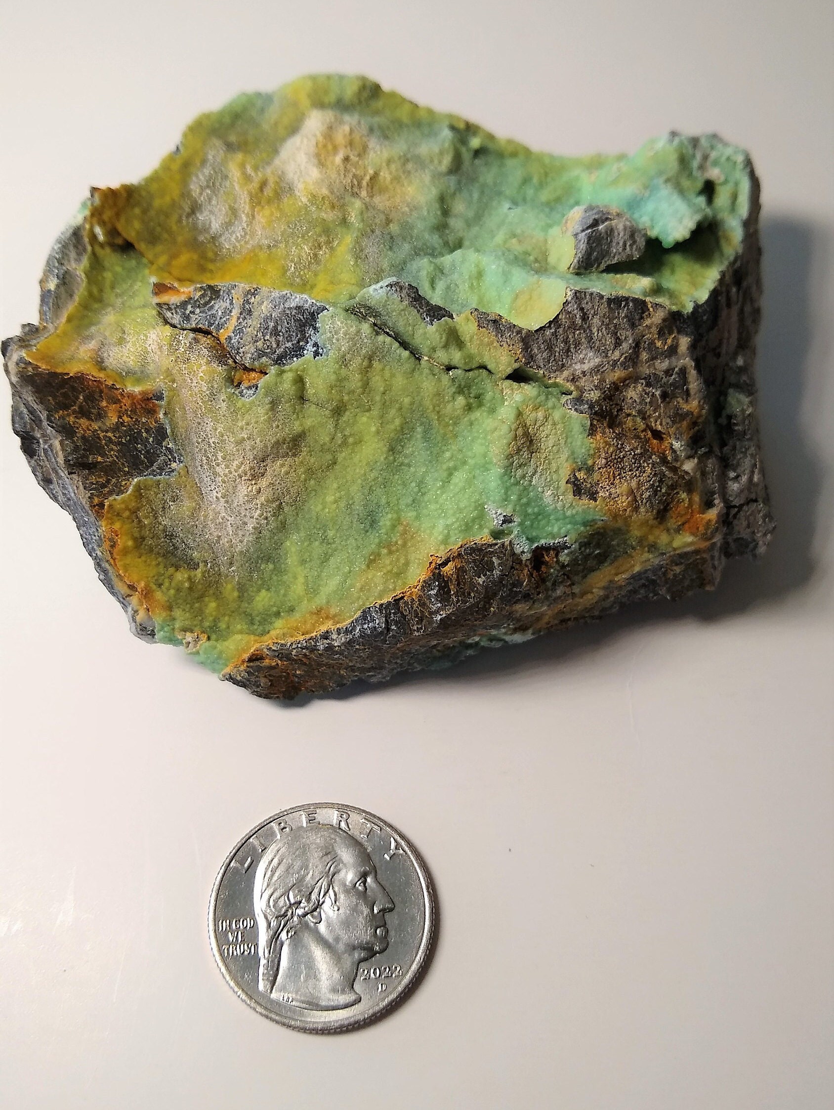 Exceptional Planerite With Crystals Covering the Entire Specimen. 253g ...