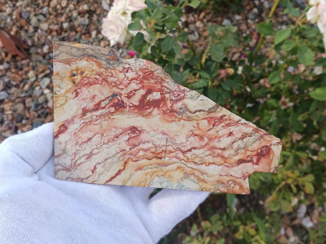 Red Wave Jasper 130g. Nice Hard Material That Takes a Fine - Etsy