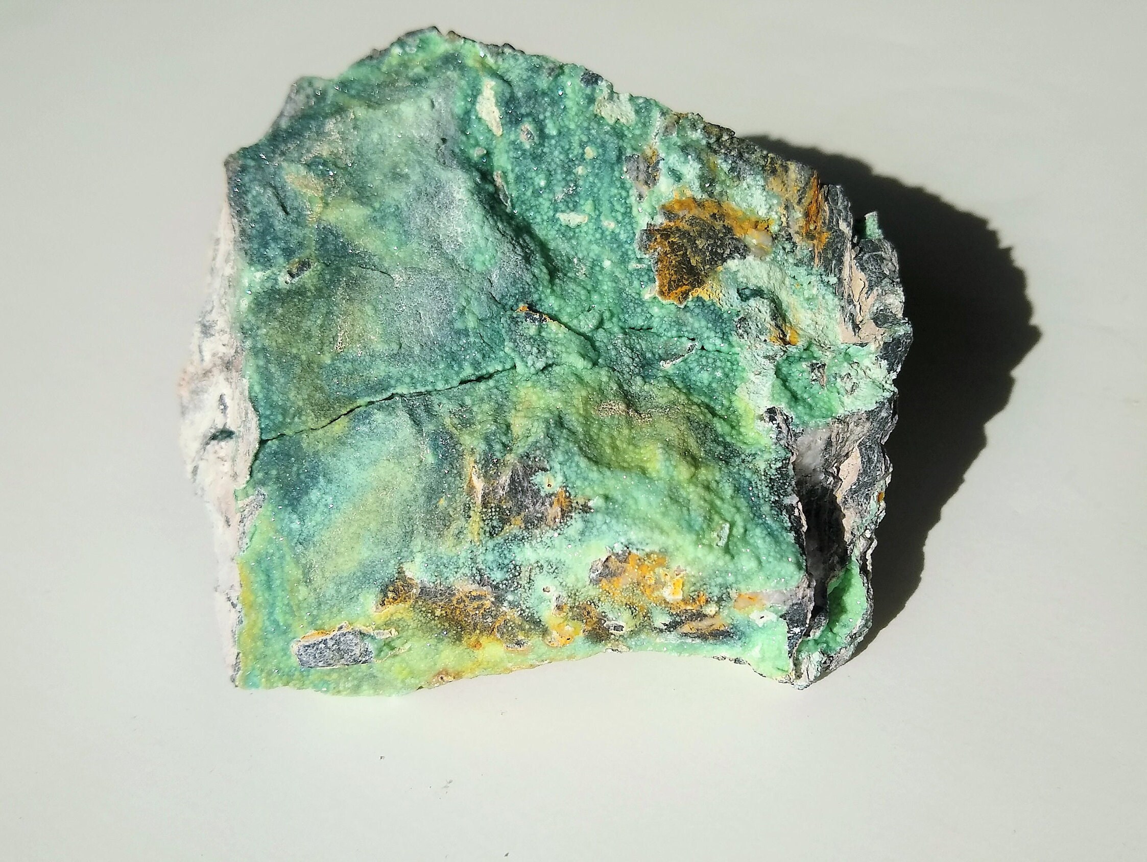 Exceptional Planerite With Crystals Covering the Entire Specimen. 253g ...