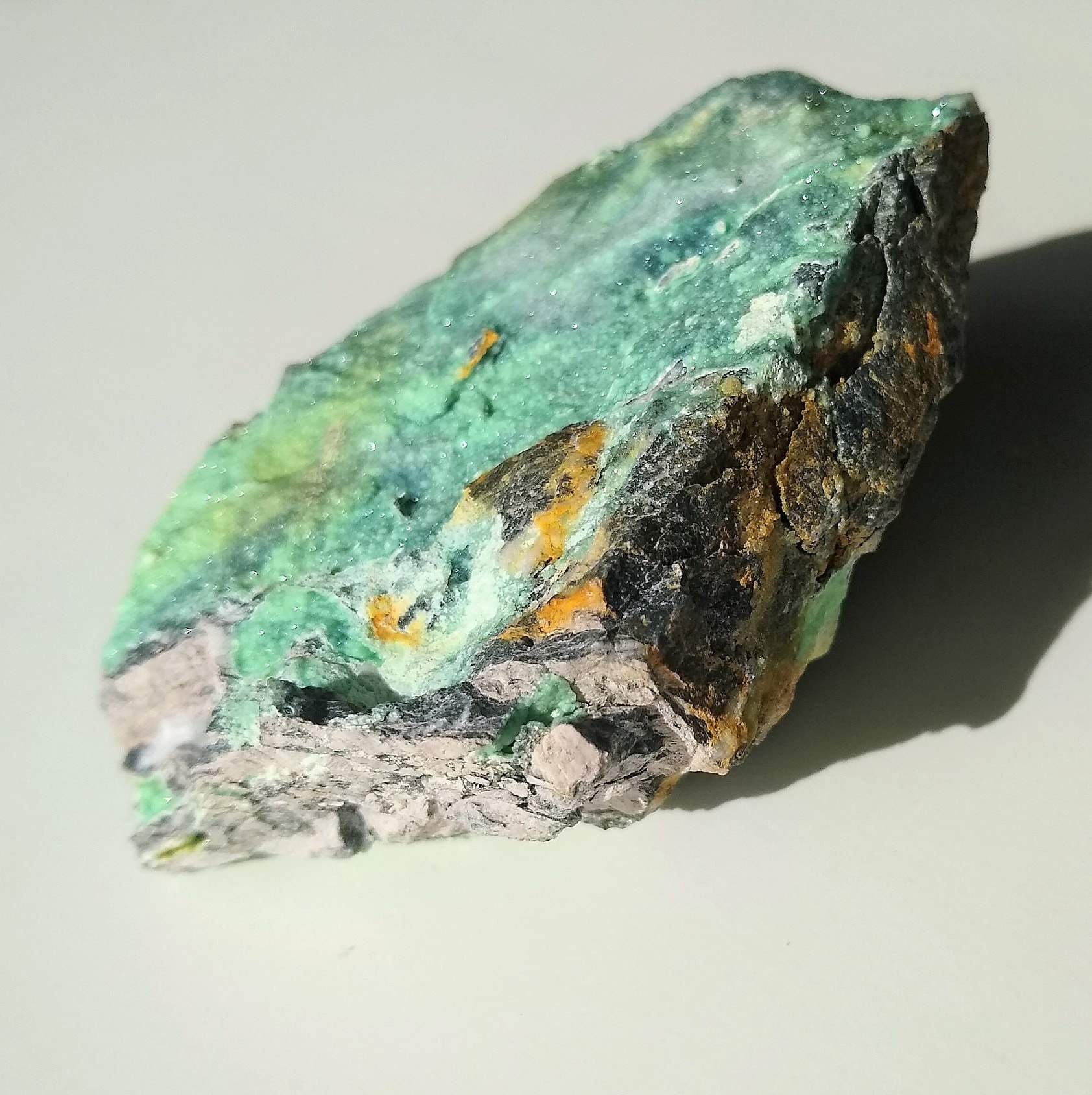 Exceptional Planerite With Crystals Covering the Entire Specimen. 253g ...