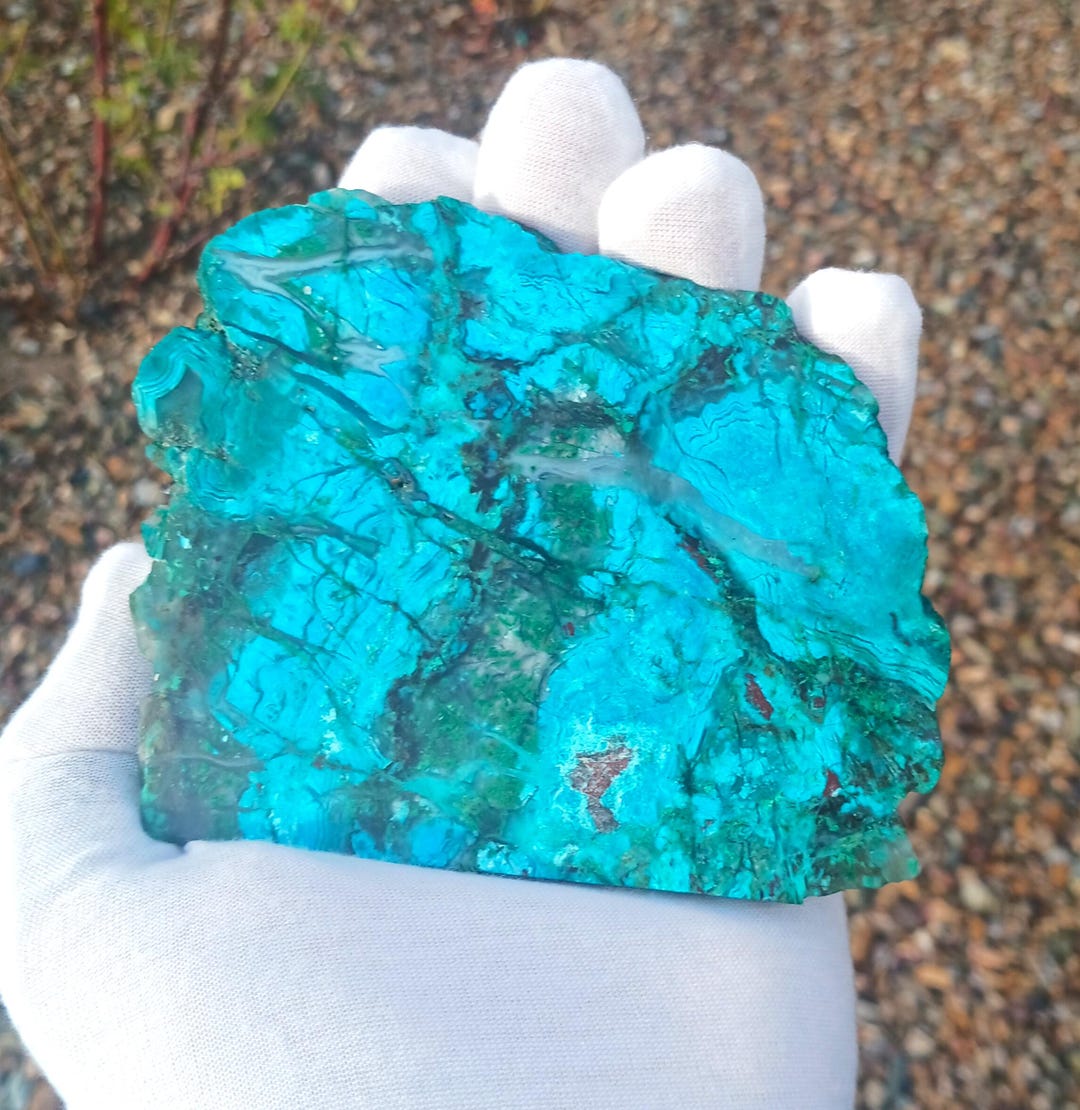 Fantastic, Rare Gem Silica Slab From the Inspiration Mine. Translucent ...