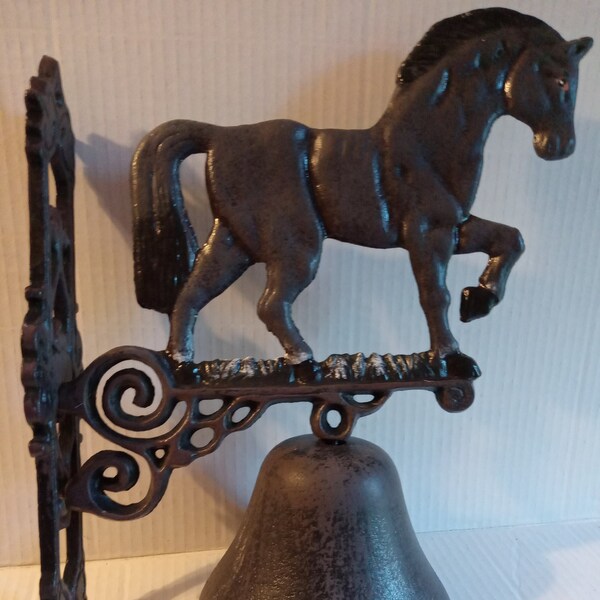 Antique Cast Iron Bell - Etsy