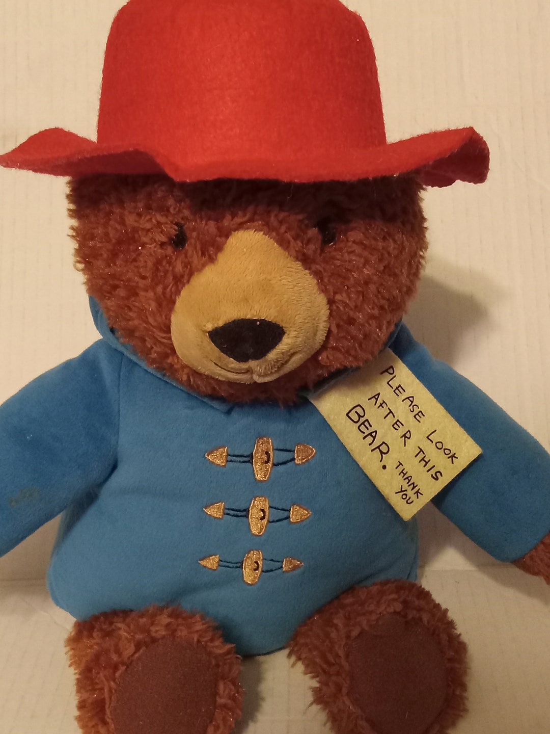 Paddington Bear Plush Toy Stuffed Animal Kohls Cares - Etsy