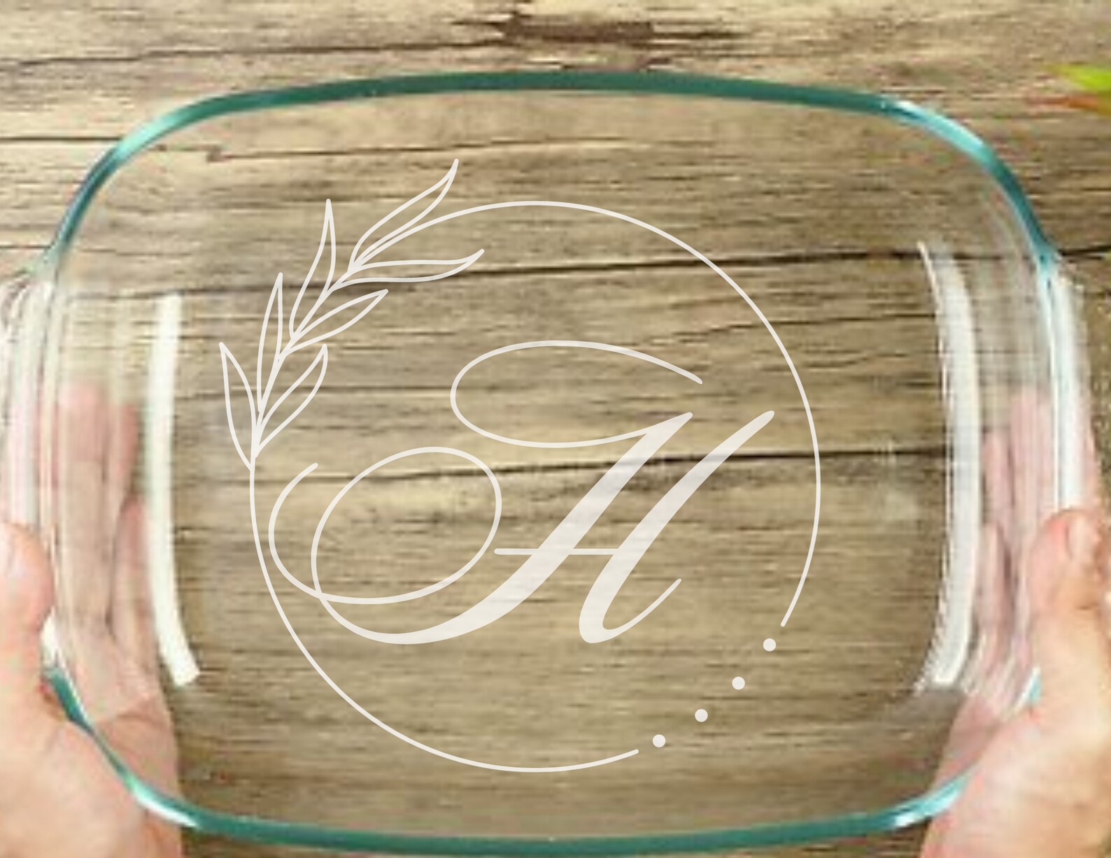 Pyrex Baking/ Casserole Dish Personalized With Your Name! Wedding ...