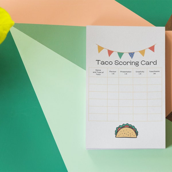 Bake off Score Cards - Etsy