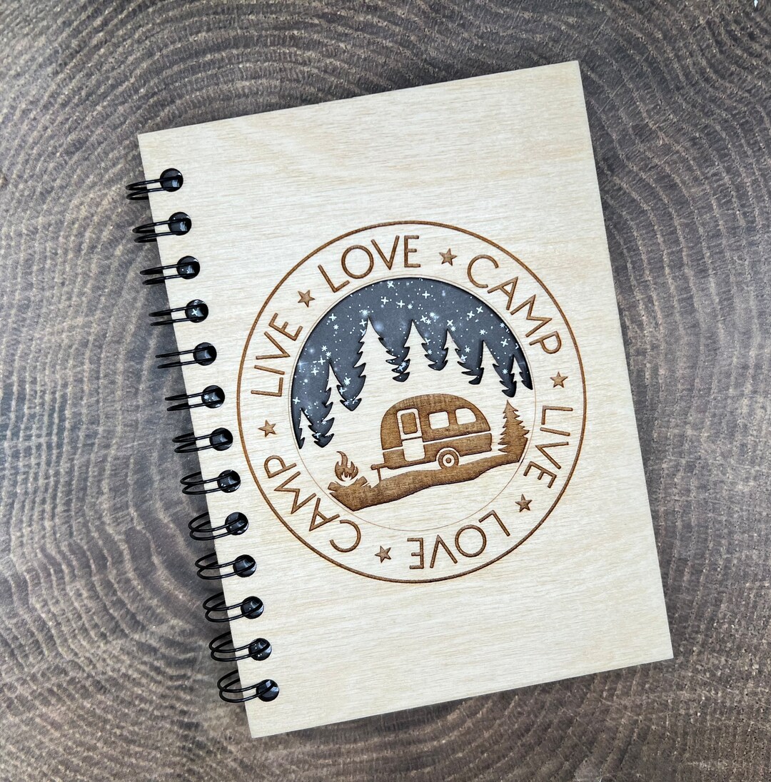 Camping Log Journal, Campground Log, Camp Notebook, Family Rv Notebook ...