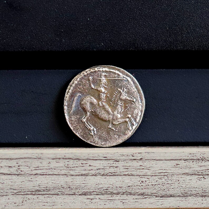 490-475 BC Ancient Greek Coin Man-headed Bull & Horseman - Etsy