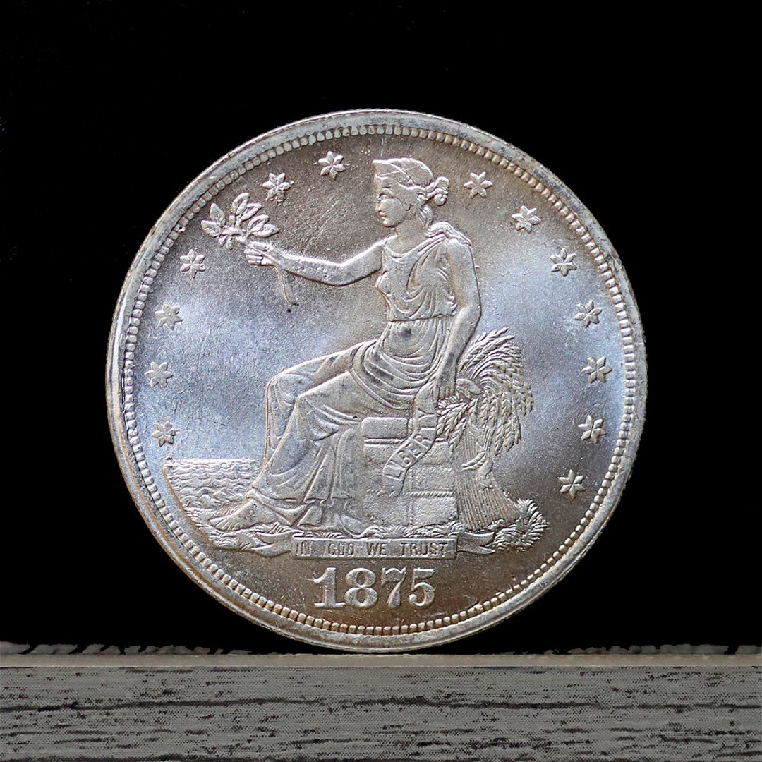 1875-CC Seated Liberty Dollar Silver Plated Coin Uncirculated - Etsy