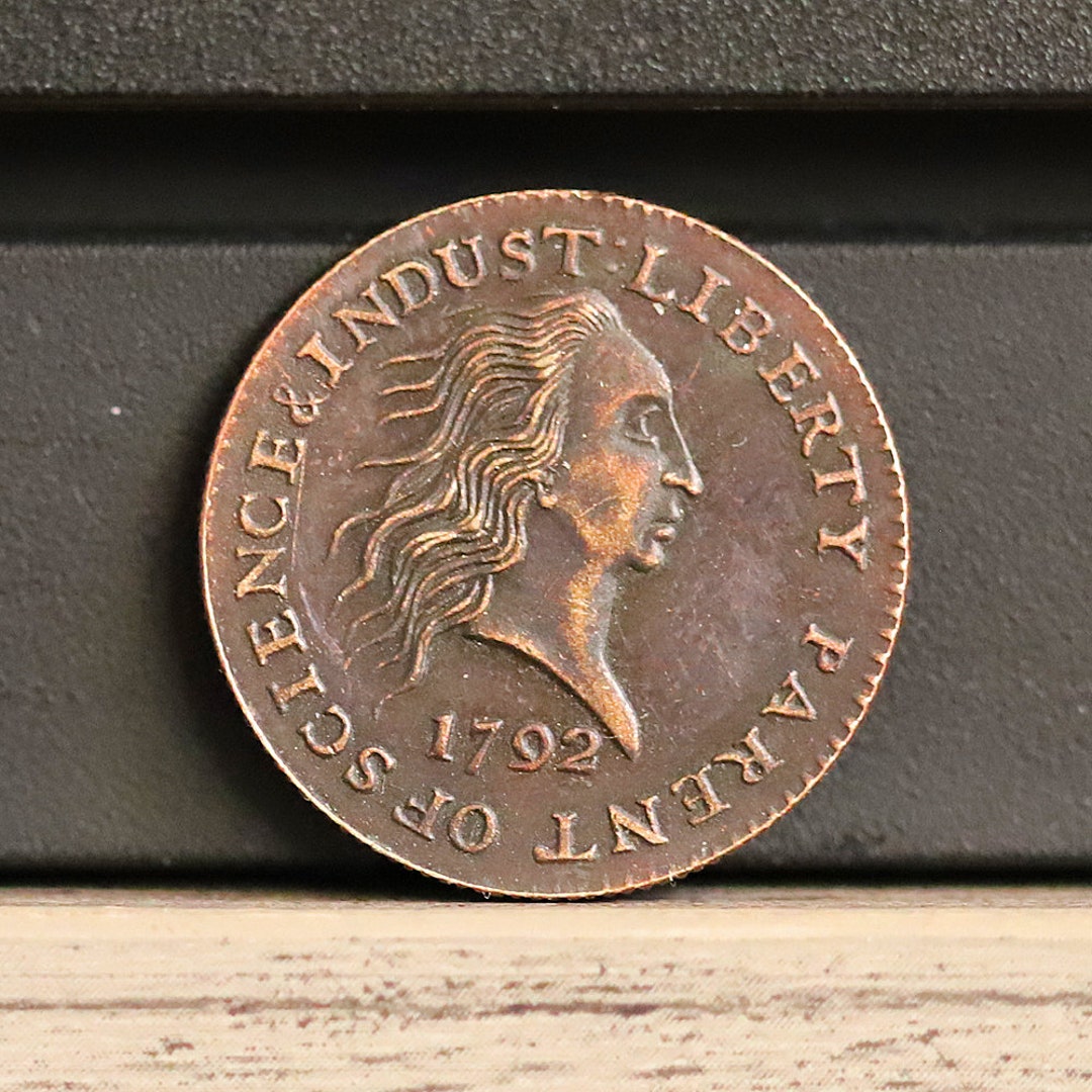 Pattern 1792 Cent Copper Coin Circulated - Etsy