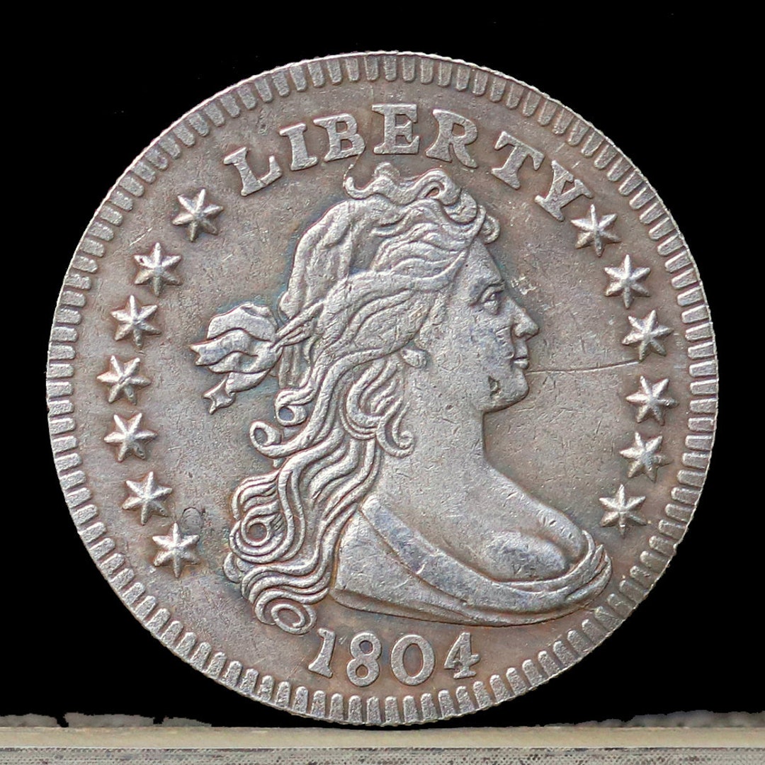 1804 Draped Bust Quarter Dollar Silver Plated Coin - Circulated - Etsy