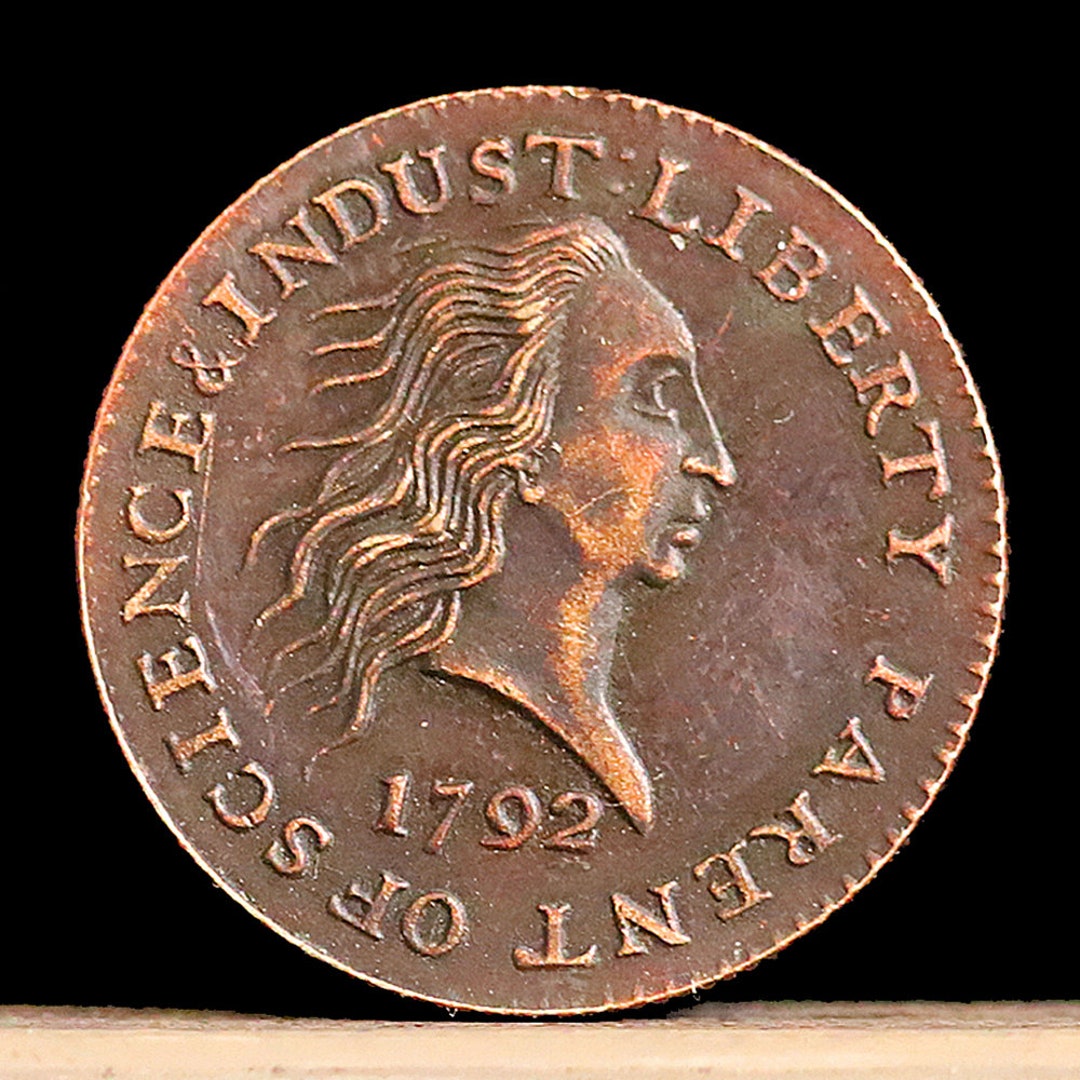 Pattern 1792 Cent Copper Coin - Circulated - Etsy