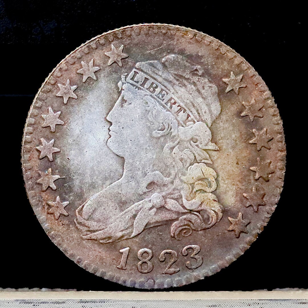 1823 Capped Bust Quarter Dollar Silver Plated Coin Circulated - Etsy