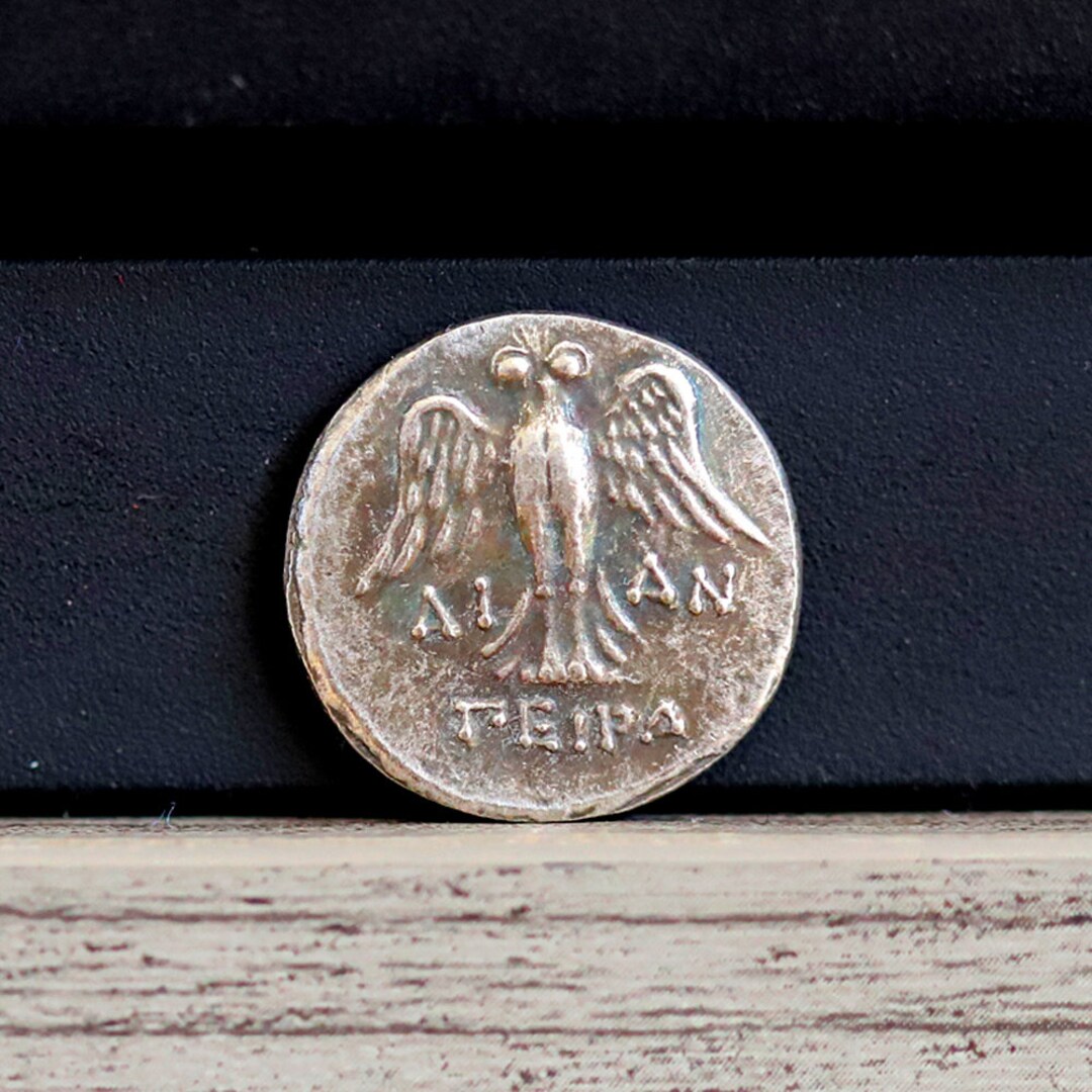 435-370 BC Ancient Greek Coin Head of Hera & Owl Silver - Etsy