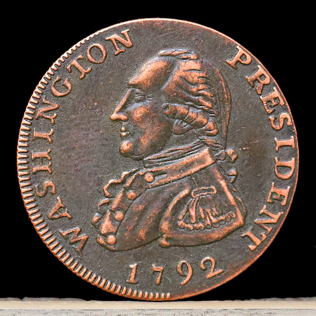 1792 Washington President General Reverse Cent Copper Coin - Circulated ...