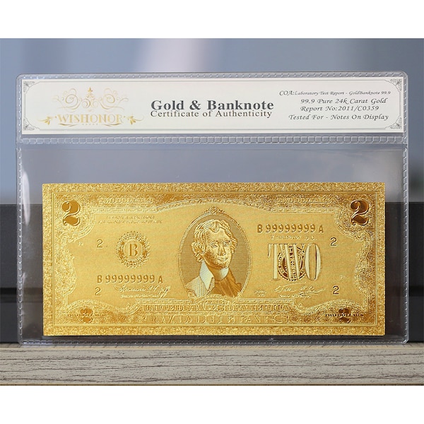 Two Dollar Bills - Etsy