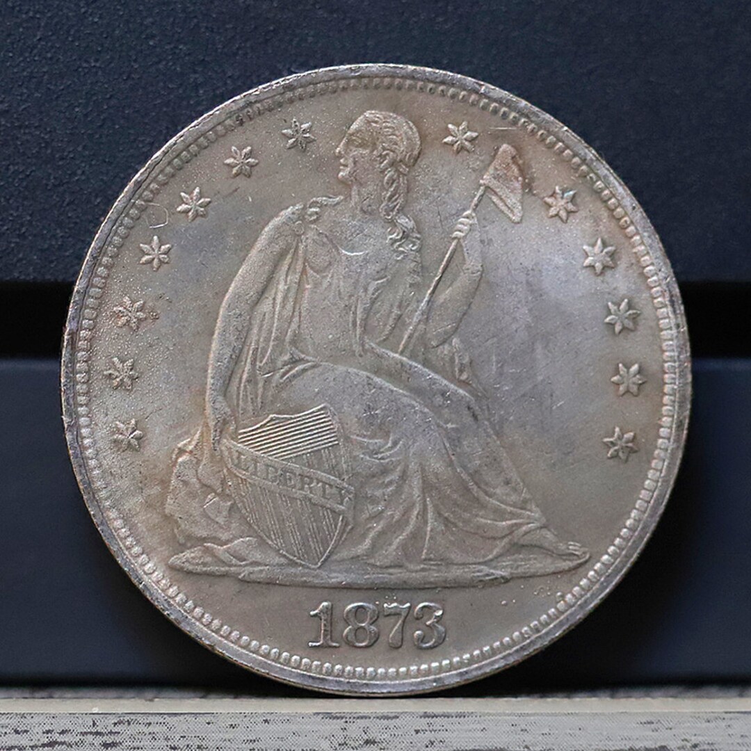1873-CC Seated Liberty Dollar Silver Plated Coin Circulated - Etsy