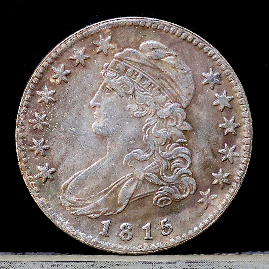 1815 Capped Bust Half Dollar Silver Plated Coin - Circulated - Etsy