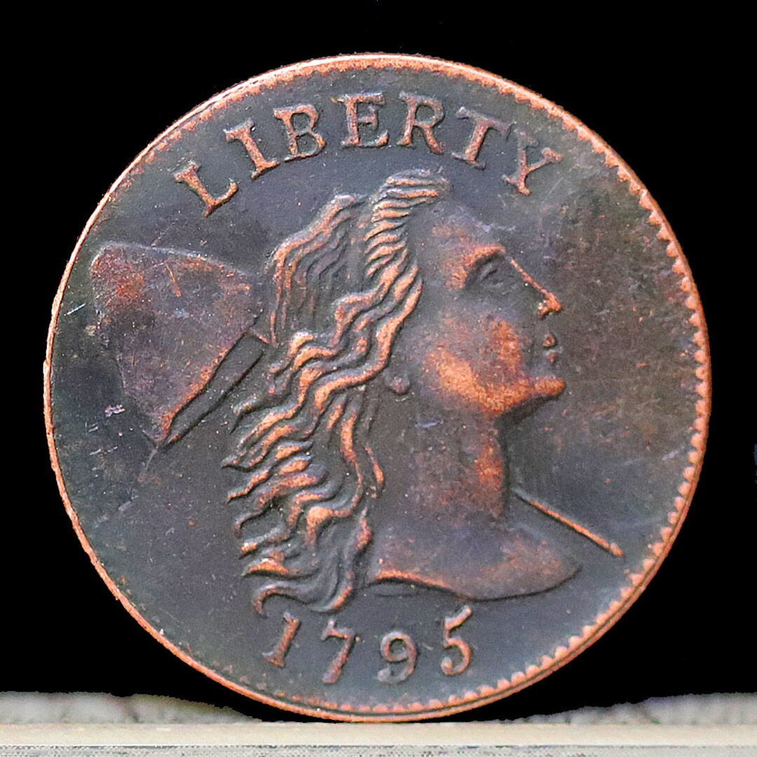 1795 Liberty Cap Large Cent Copper Coin - Circulated - Etsy