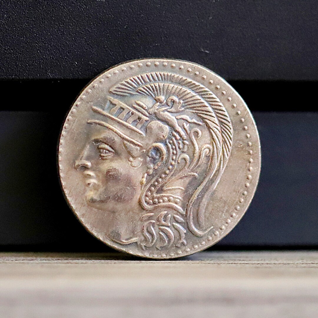 165-50 BC Ancient Greece Helmeted Head of Athena Coin Silver - Etsy
