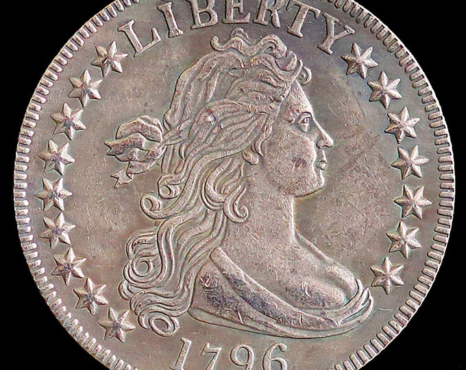 1796 Draped Bust Half Dollar Silver Plated Coin - Circulated - Etsy