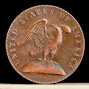 Pattern 1792 Quarter Dollar Copper Coin - Circulated - Etsy