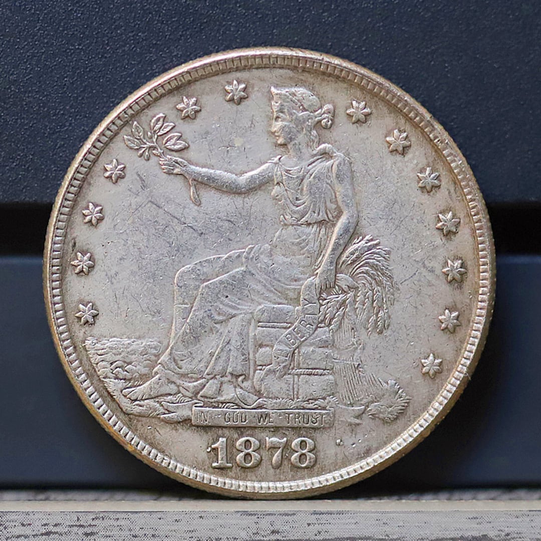 1878-CC Seated Liberty Dollar Silver Plated Coin Circulated - Etsy