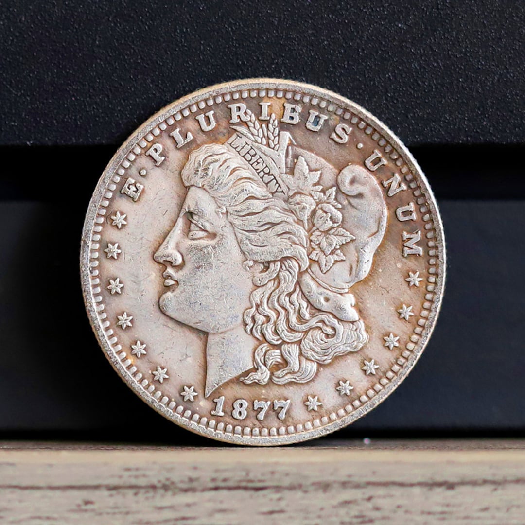 Pattern 1877 Morgan Half Dollar Judd-1504 Silver Plated Coin Circulated ...