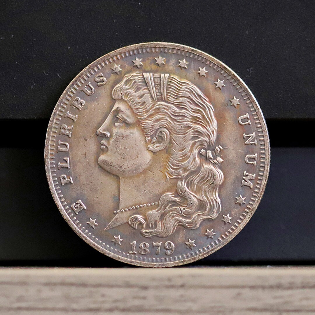 Pattern 1879 Schoolgirl Dollar Silver Plated Coin Circulated - Etsy