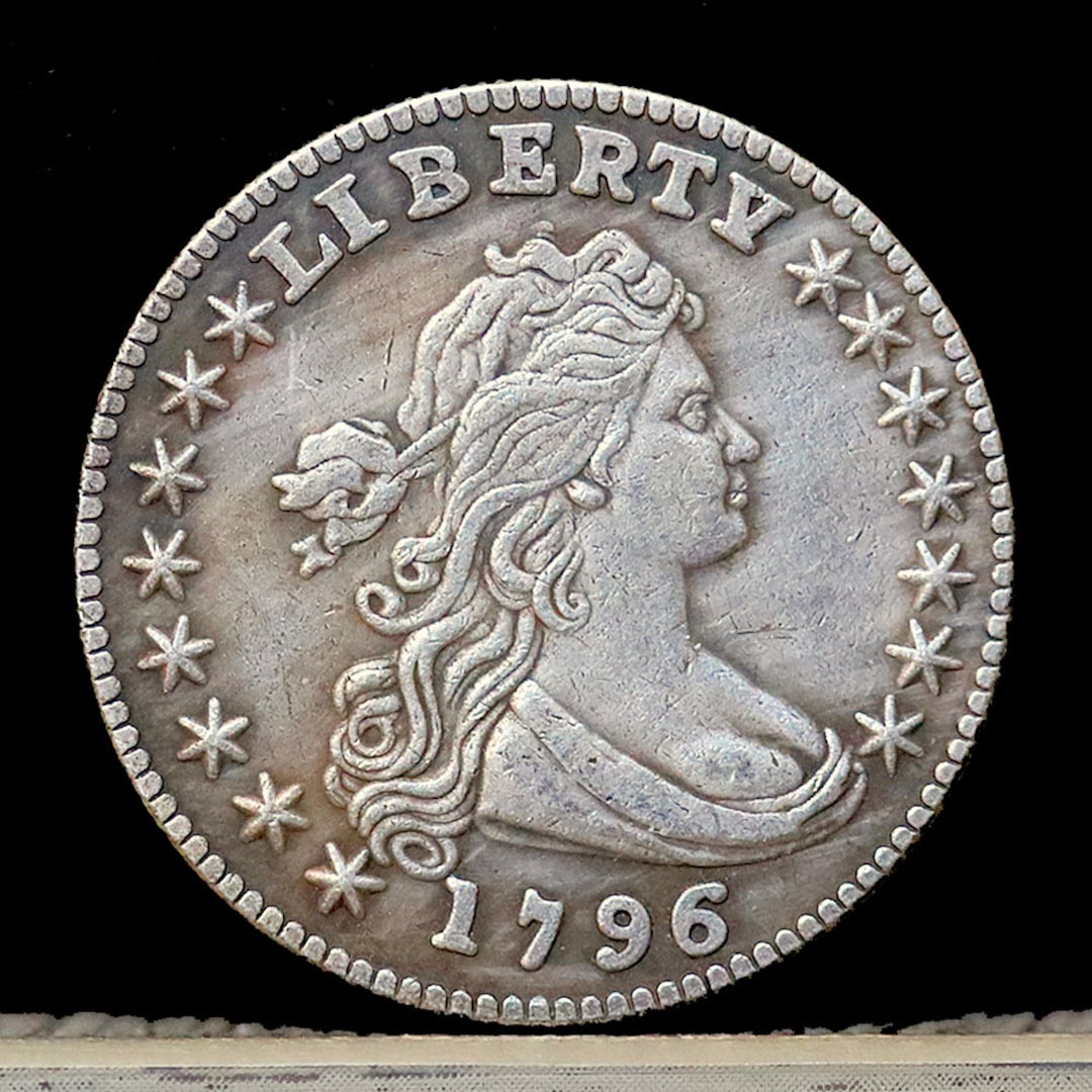 1796 Draped Bust Quarter Dollar Silver Plated Coin - Circulated - Etsy