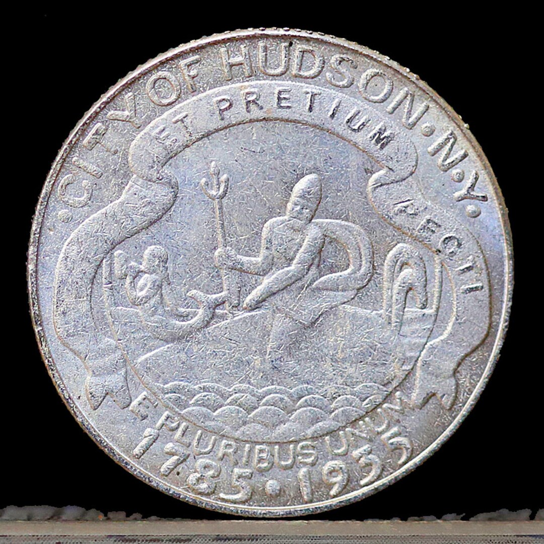 1935 Hudson Commemorative Half Dollar Silver Plated Coin - Etsy