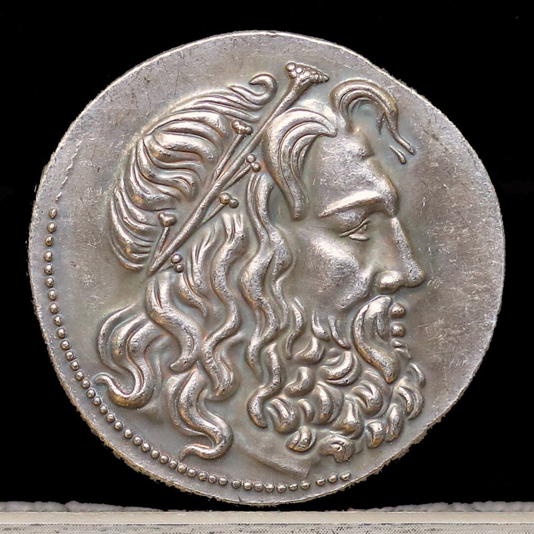 227 - 225 BC Ancient Greek Coin King Antigonos III Doson Silver Plated ...