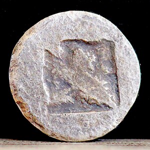 525-480 BC Ancient Greek Coin Ithyphallic Satyr and Nymph Silver Plated ...