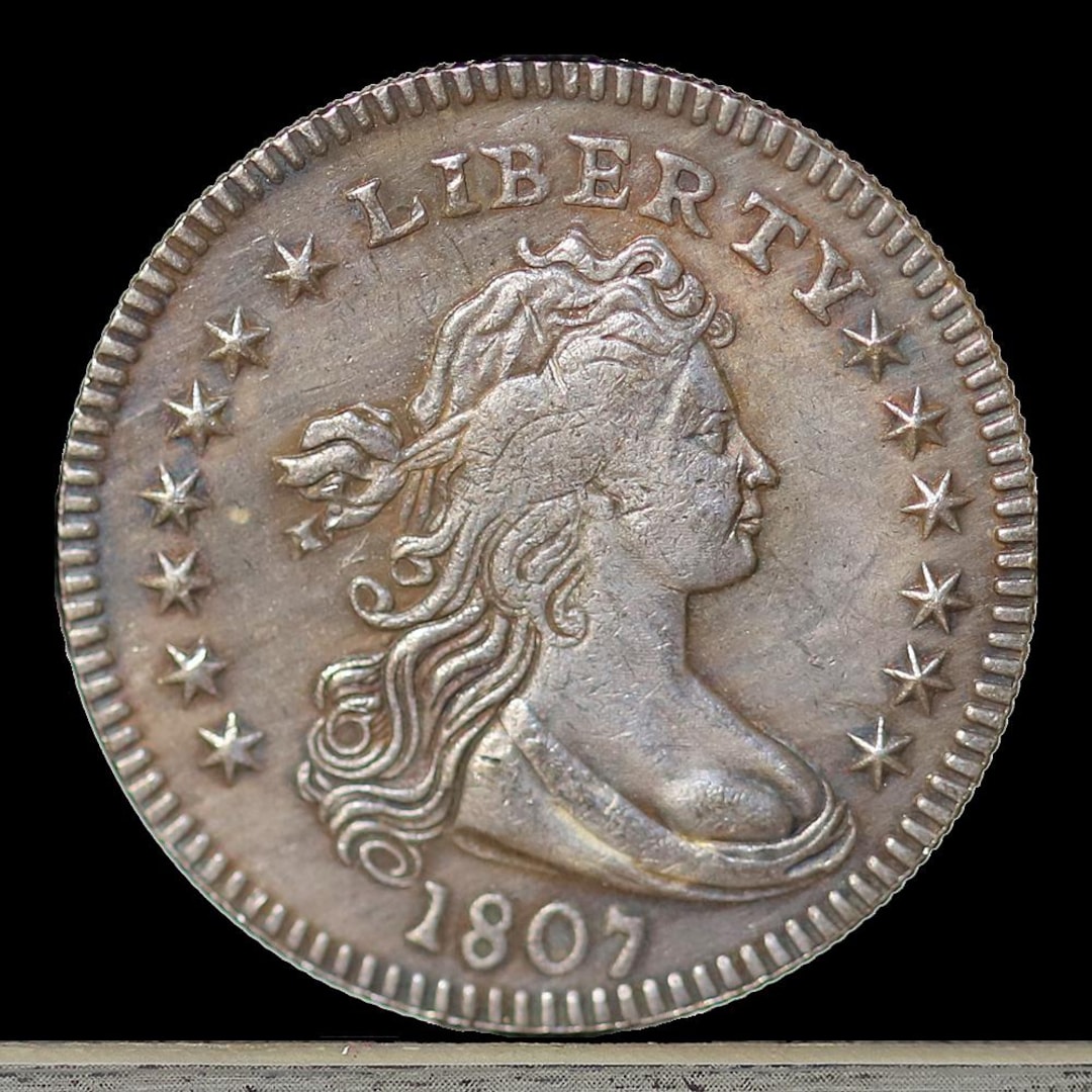 1807 Draped Bust Quarter Dollar Silver Plated Coin - Circulated - Etsy