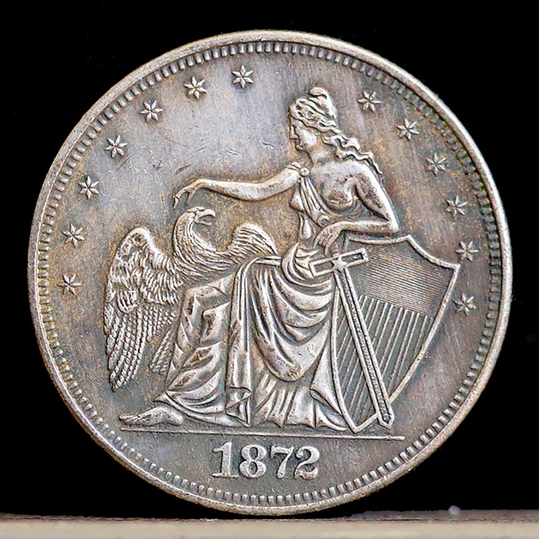 Pattern 1872 Seated Liberty Half Dollar Silver Plated Coin - Circulated - Etsy